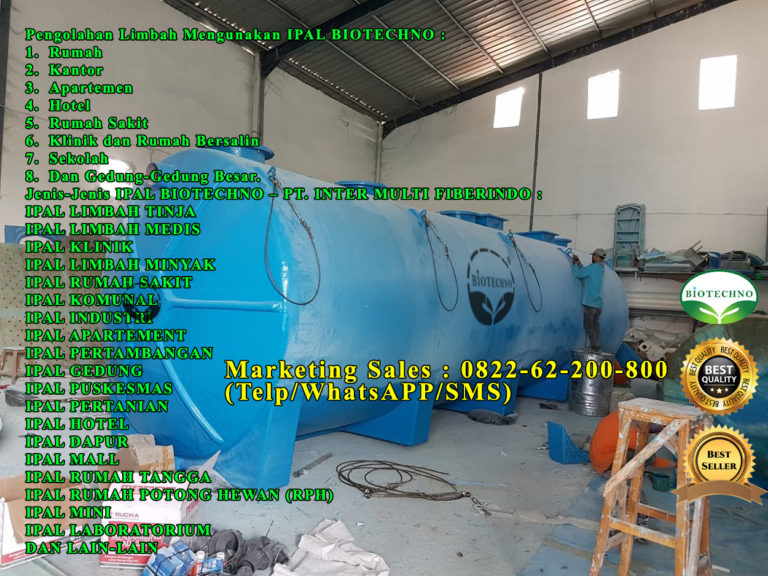 STP BIOTECH, IPAL BIOFILTER, SEPTIC TANK BIOTECH Termurah
