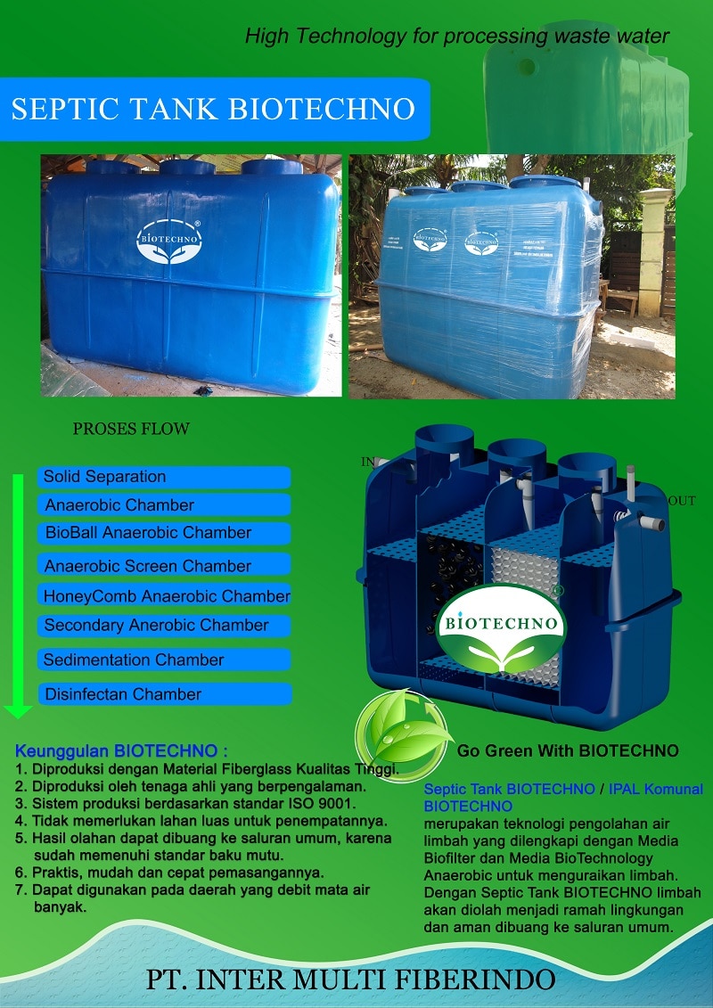 Jual Septic Tank Bio, Septic Tank Biotech, Biofil Termurah